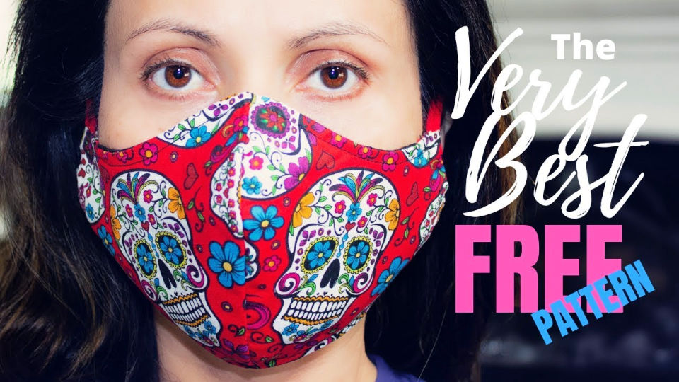 40 Free Face Mask Patterns + Printable Sewing Pattern PDF