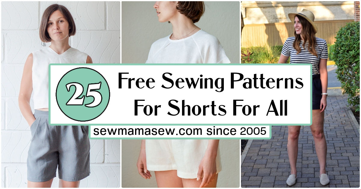 25 Free Shorts Sewing Pattern PDF Shorts Pattern